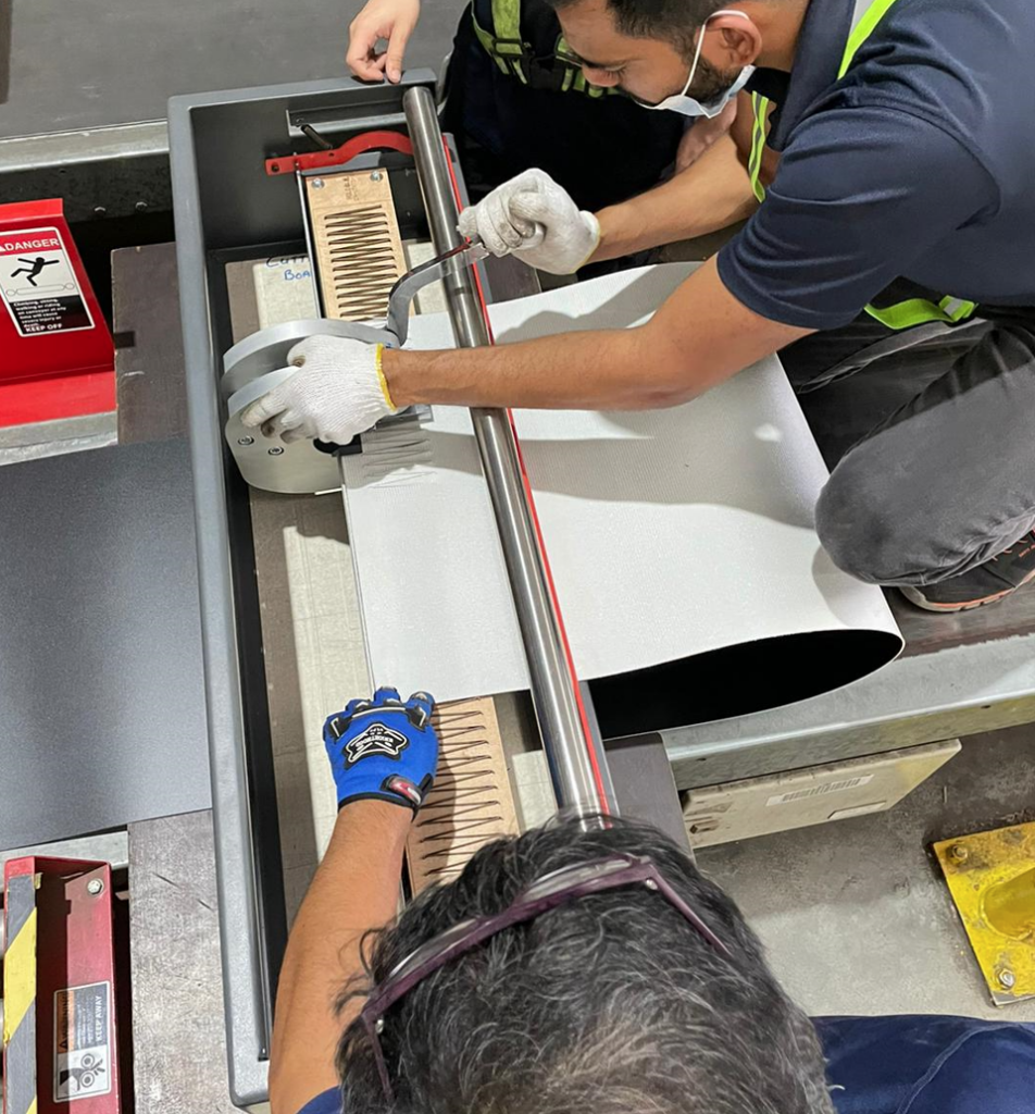 On-Site Conveyor Belt Heat Joint - Lian Eng Pte Ltd